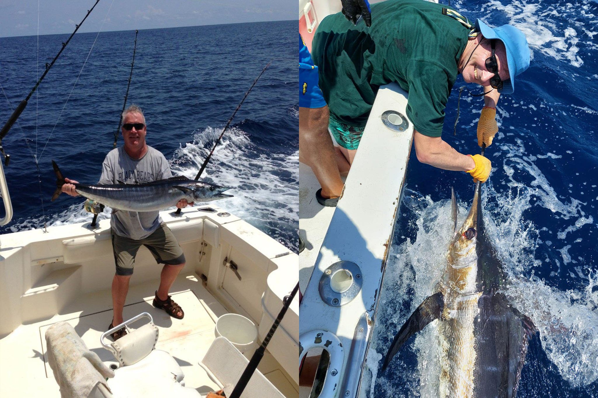 35ft Tamarindo Fishing Charter with Premium Amenities and Game Fishing Equipment